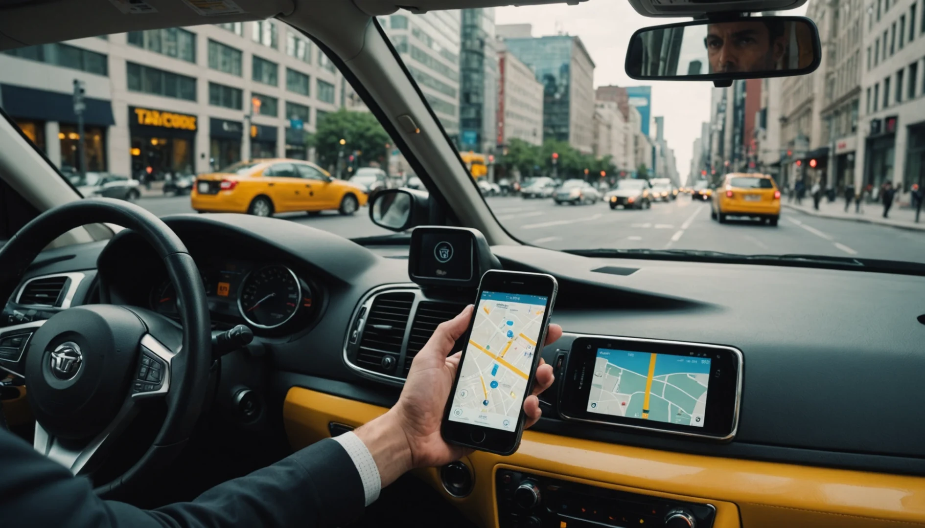 Application assistance taxi : Courses optimisées, revenus boostés